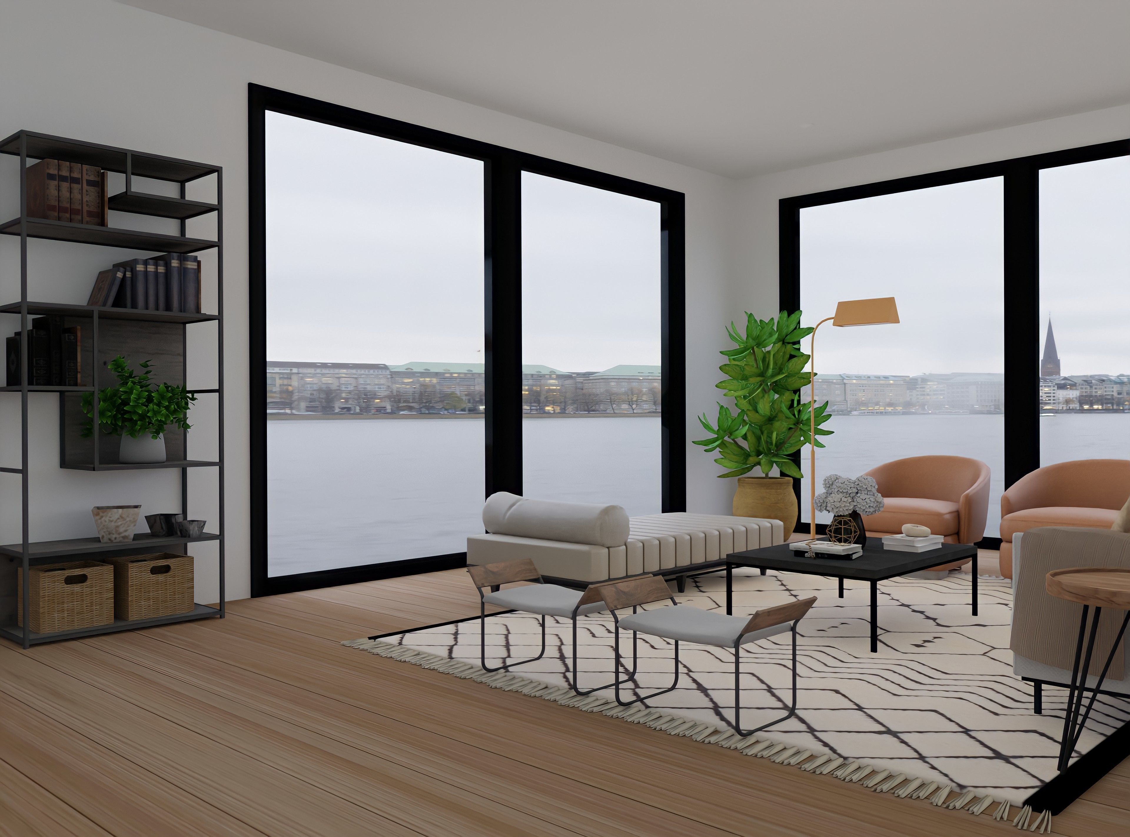 Living Room 2 Blender Scene 3D model | CGTrader