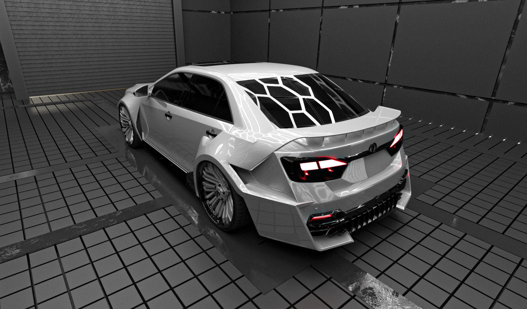 Toyota Camry 2012 tuning by Panch design 3D model | CGTrader
