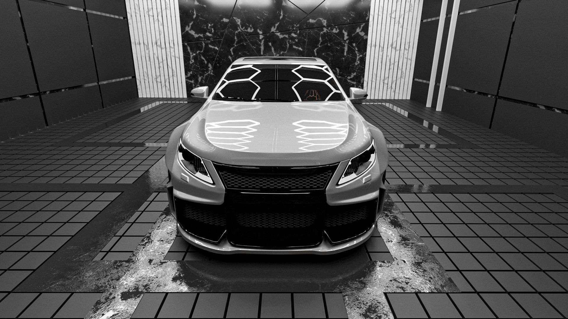 Toyota Camry 2012 tuning by Panch design 3D model | CGTrader