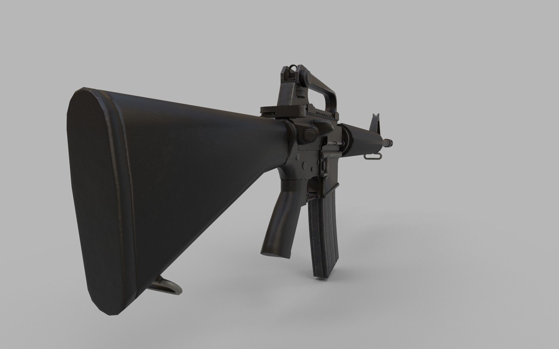 3D model M16A4 Assault Rifle Low-poly 3D model VR / AR / low-poly | CGTrader