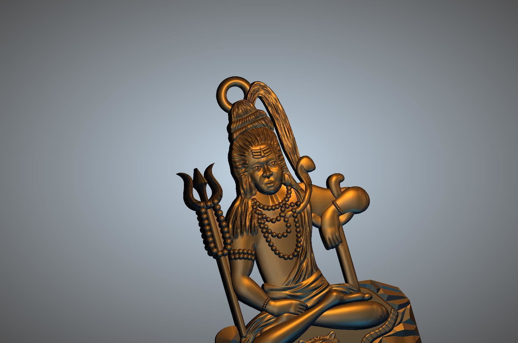 SHIV JI 3D model 3D printable | CGTrader