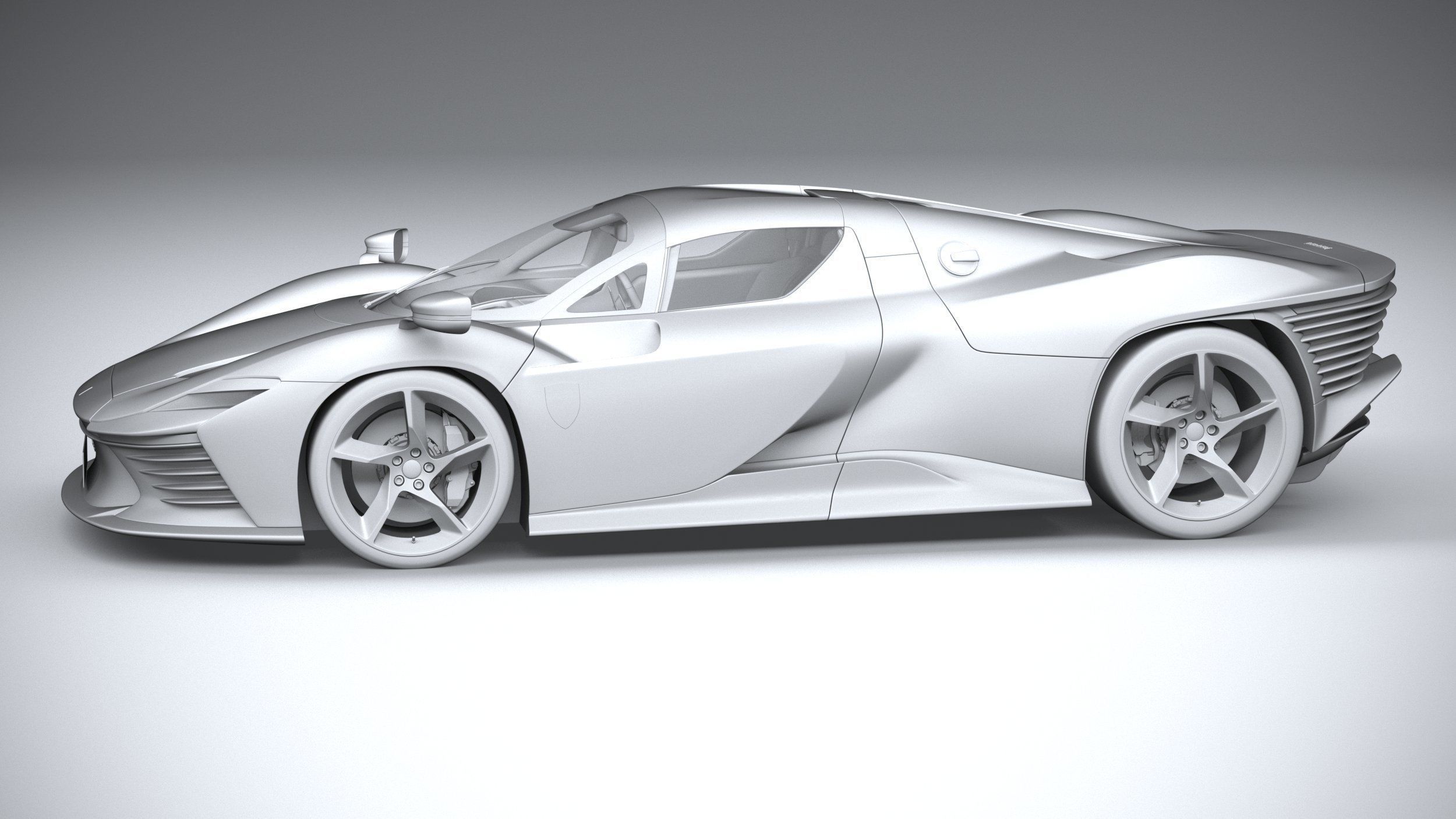 Ferrari Daytona SP3 2022 3D model | CGTrader