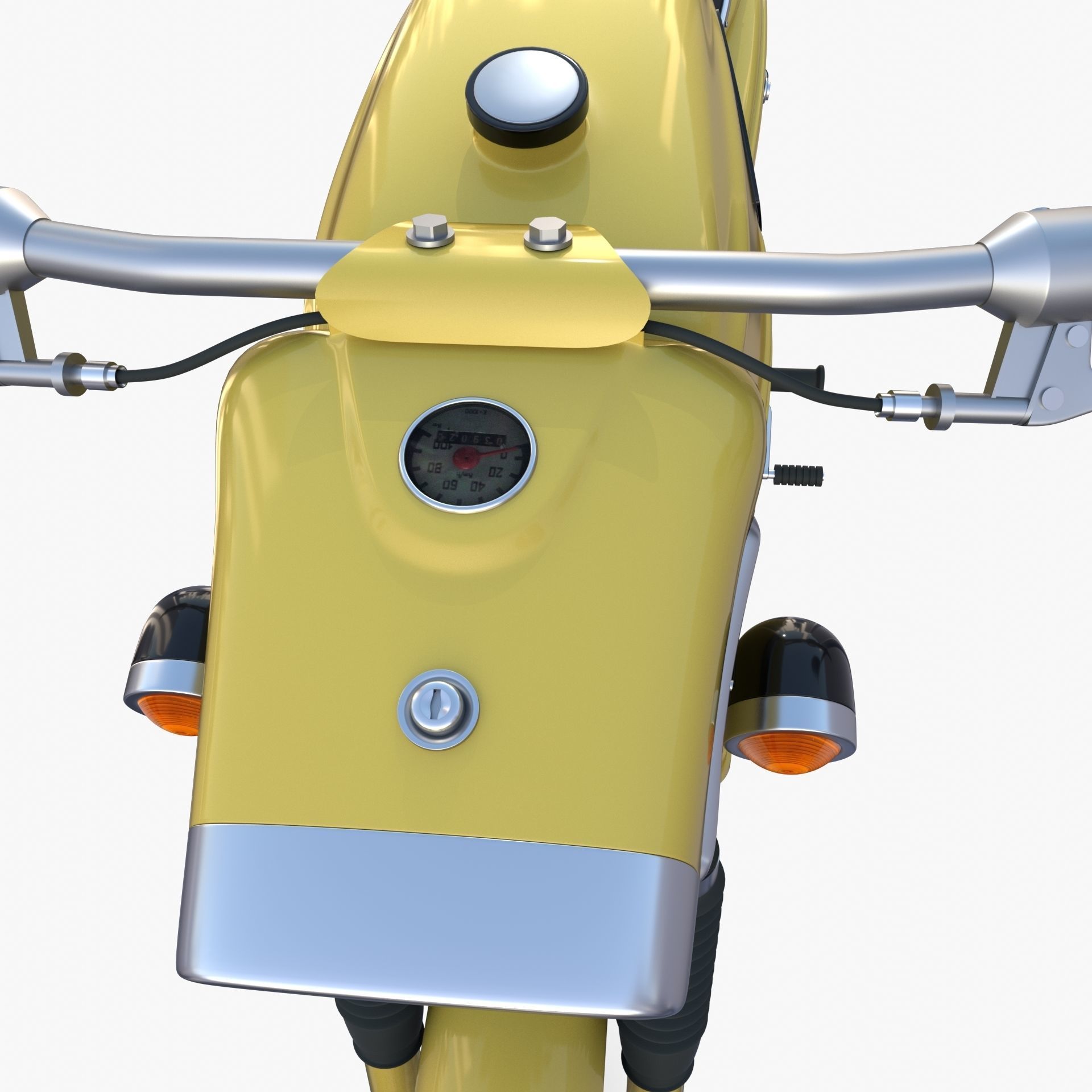 Generic motorcycle 3D model | CGTrader