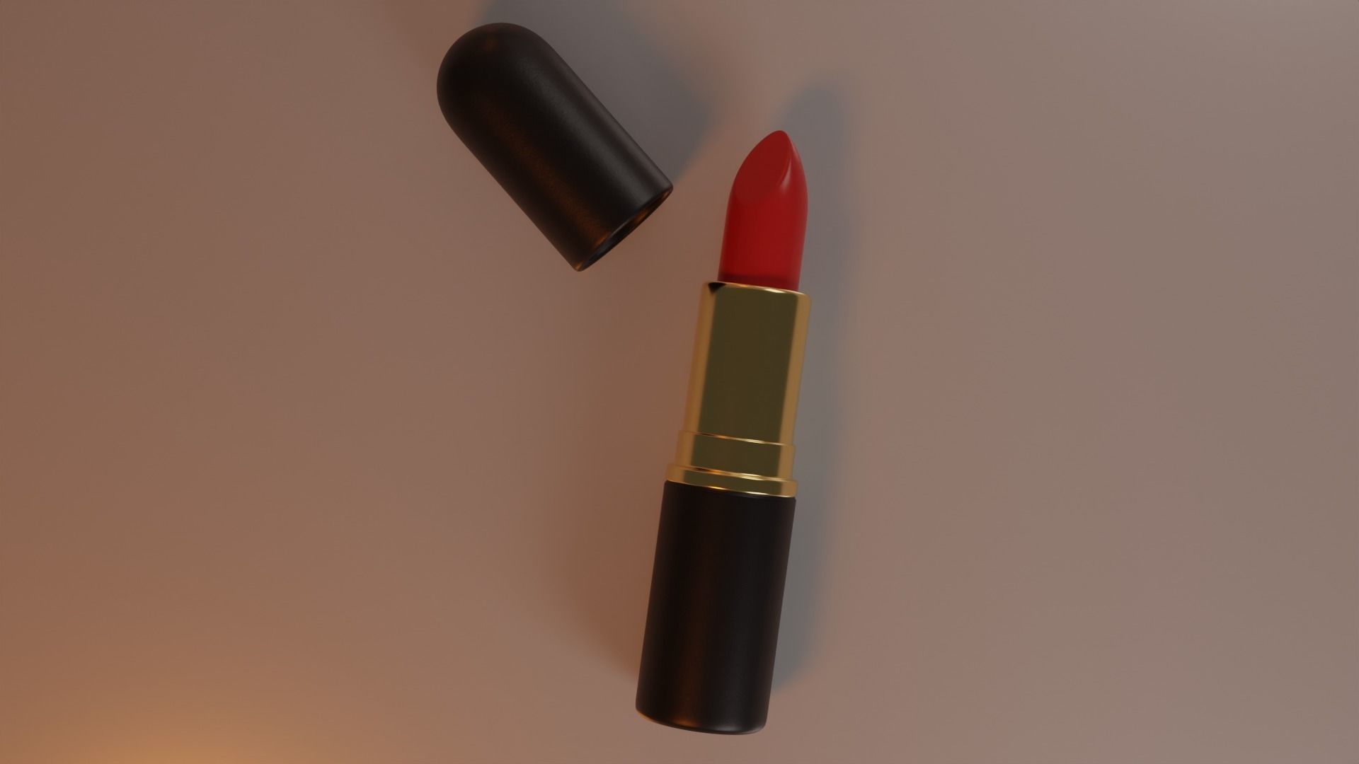 Red Lipstick - Free 3D Model with 2K Texture free VR / AR / low-poly 3D ...