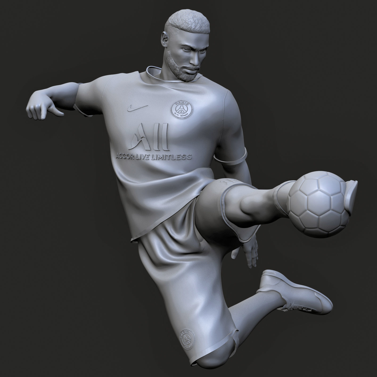 Neymar JR 3D Printable 3s 3D model 3D printable | CGTrader