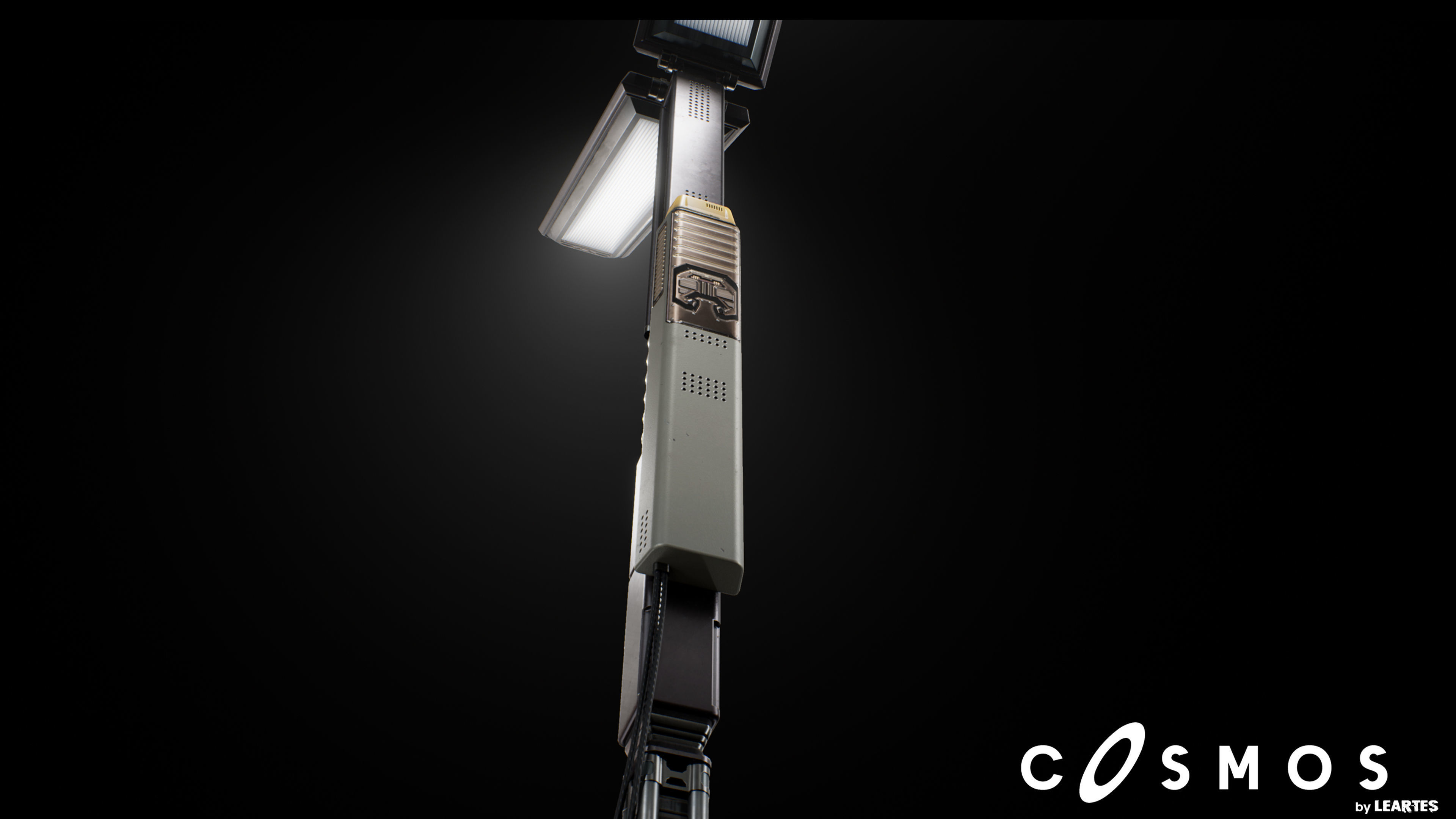 3D model Cyberpunk Street Light - 2 VR / AR / low-poly | CGTrader