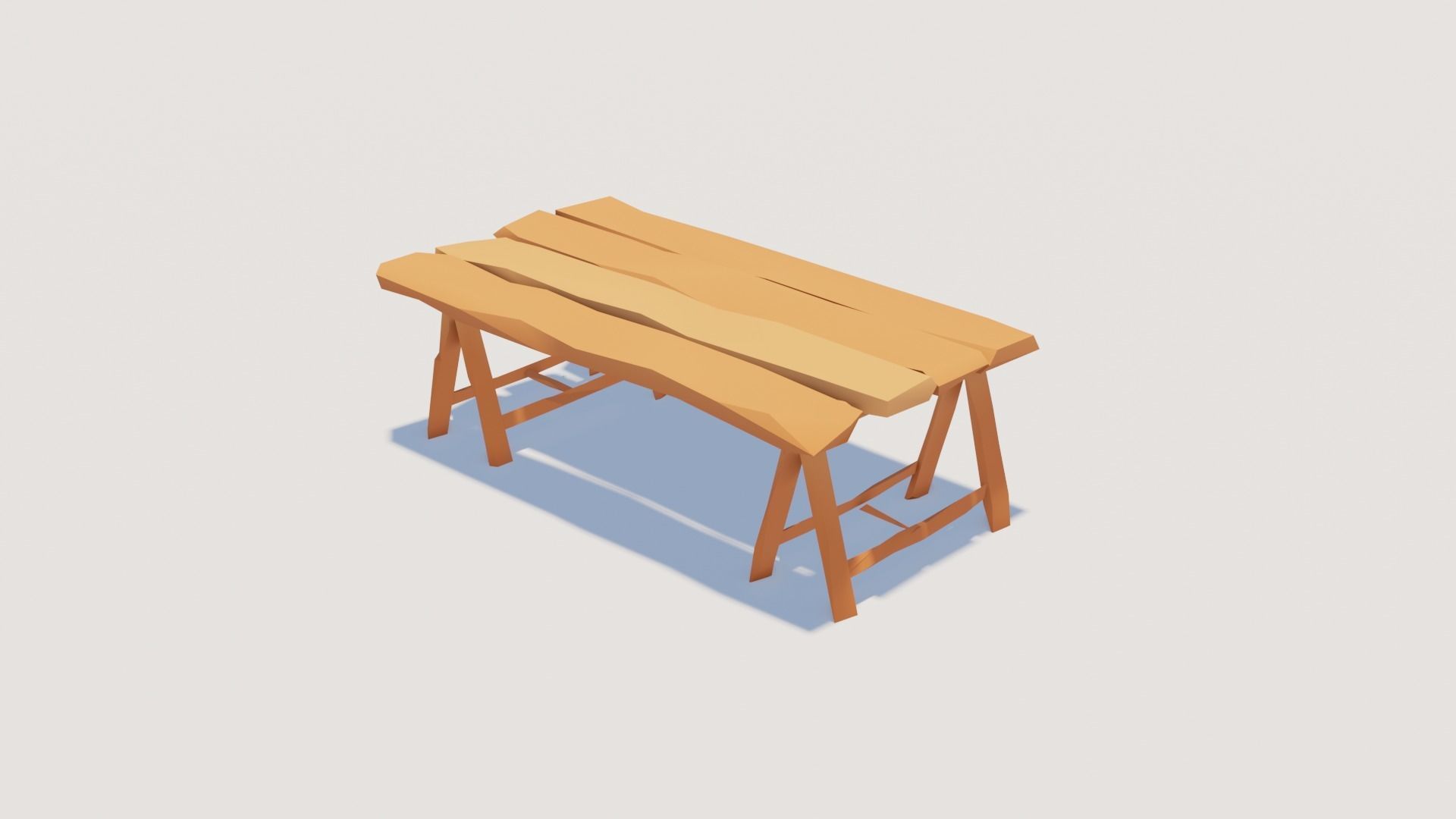3D model Low Poly Vikings Tables VR / AR / low-poly | CGTrader