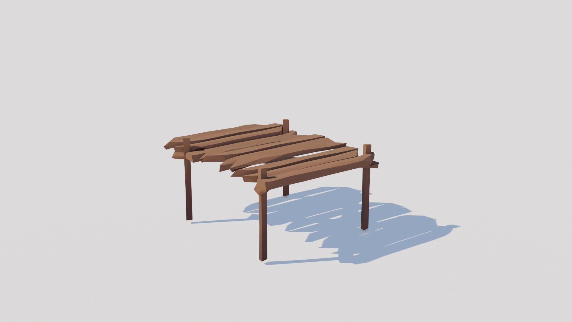 3D model Low Poly Vikings Dock VR / AR / low-poly | CGTrader