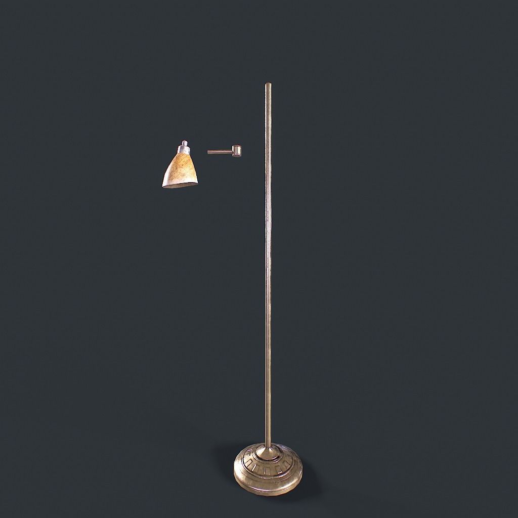 3D model Standing lamp VR / AR / low-poly | CGTrader