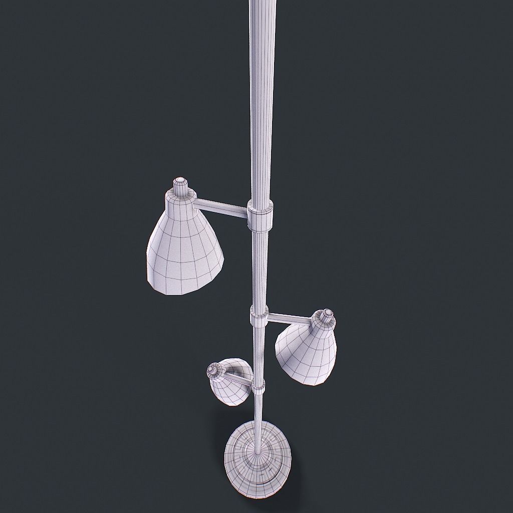 3D model Standing lamp VR / AR / low-poly | CGTrader