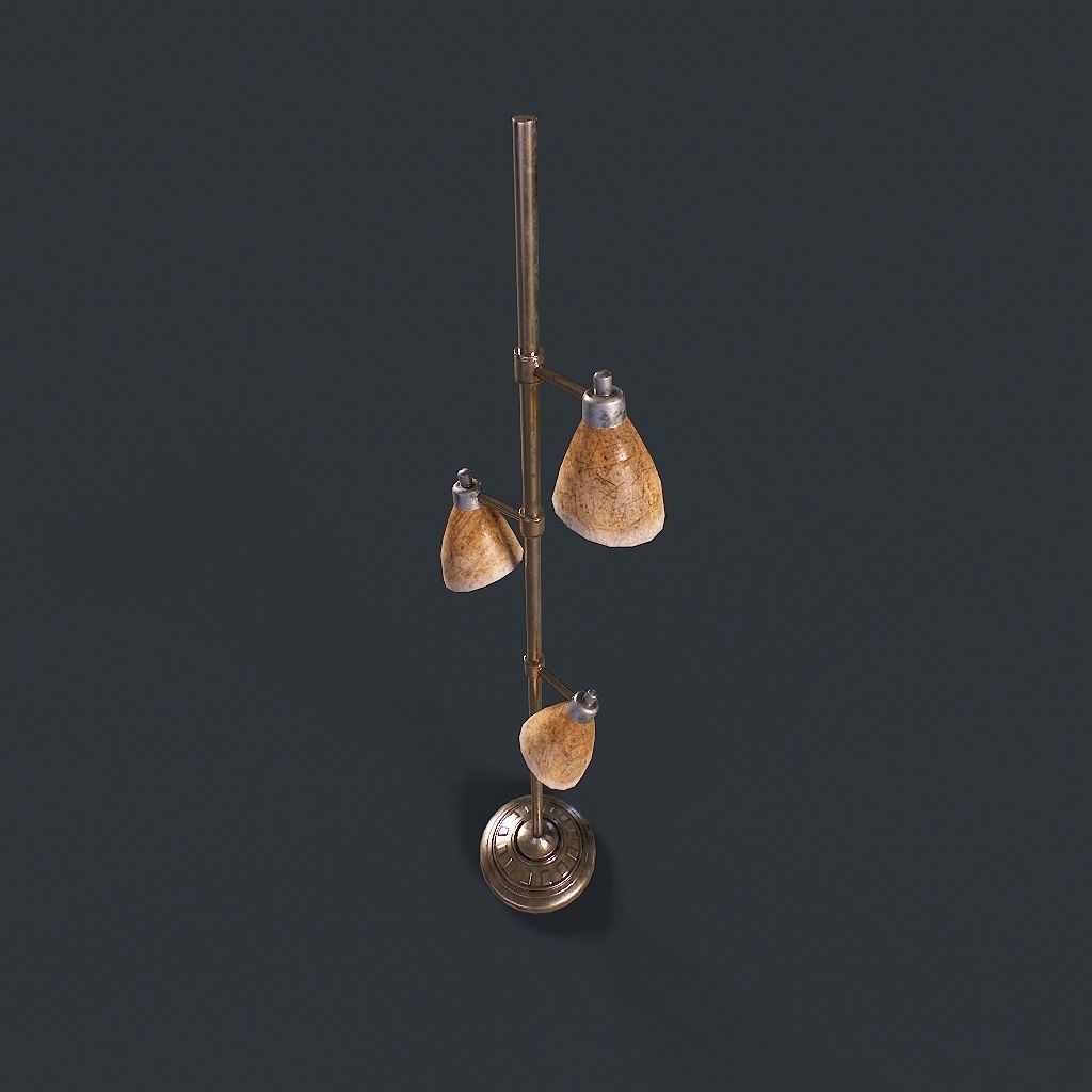 3D model Standing lamp VR / AR / low-poly | CGTrader