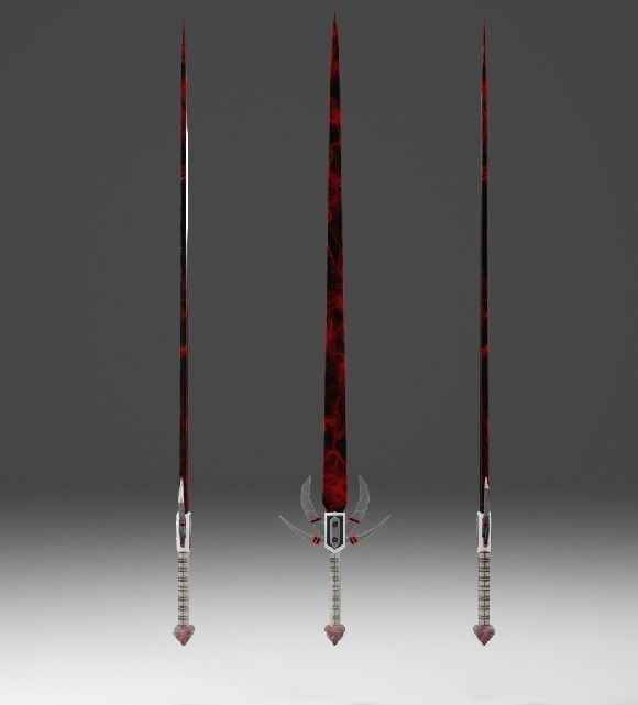 Ishar sword free VR / AR / low-poly 3D model | CGTrader