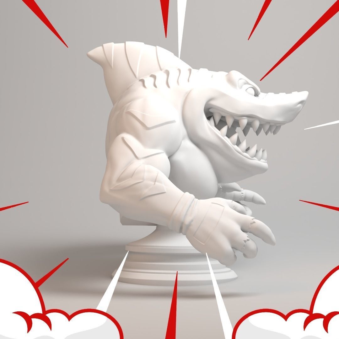 Street Sharks - Streex - Animated Series 3D model 3D printable | CGTrader
