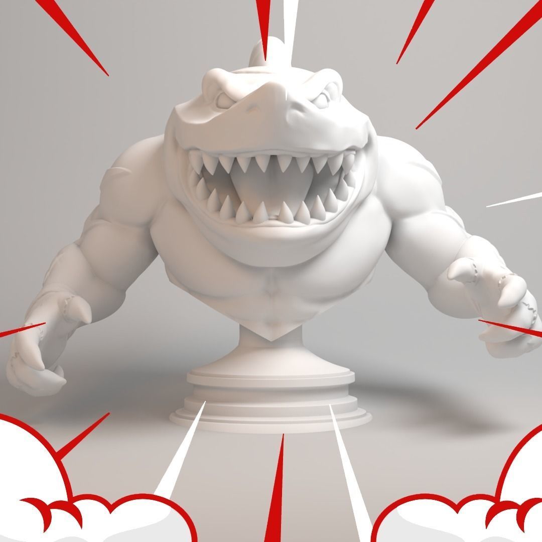 Street Sharks - Streex - Animated Series 3D model 3D printable | CGTrader