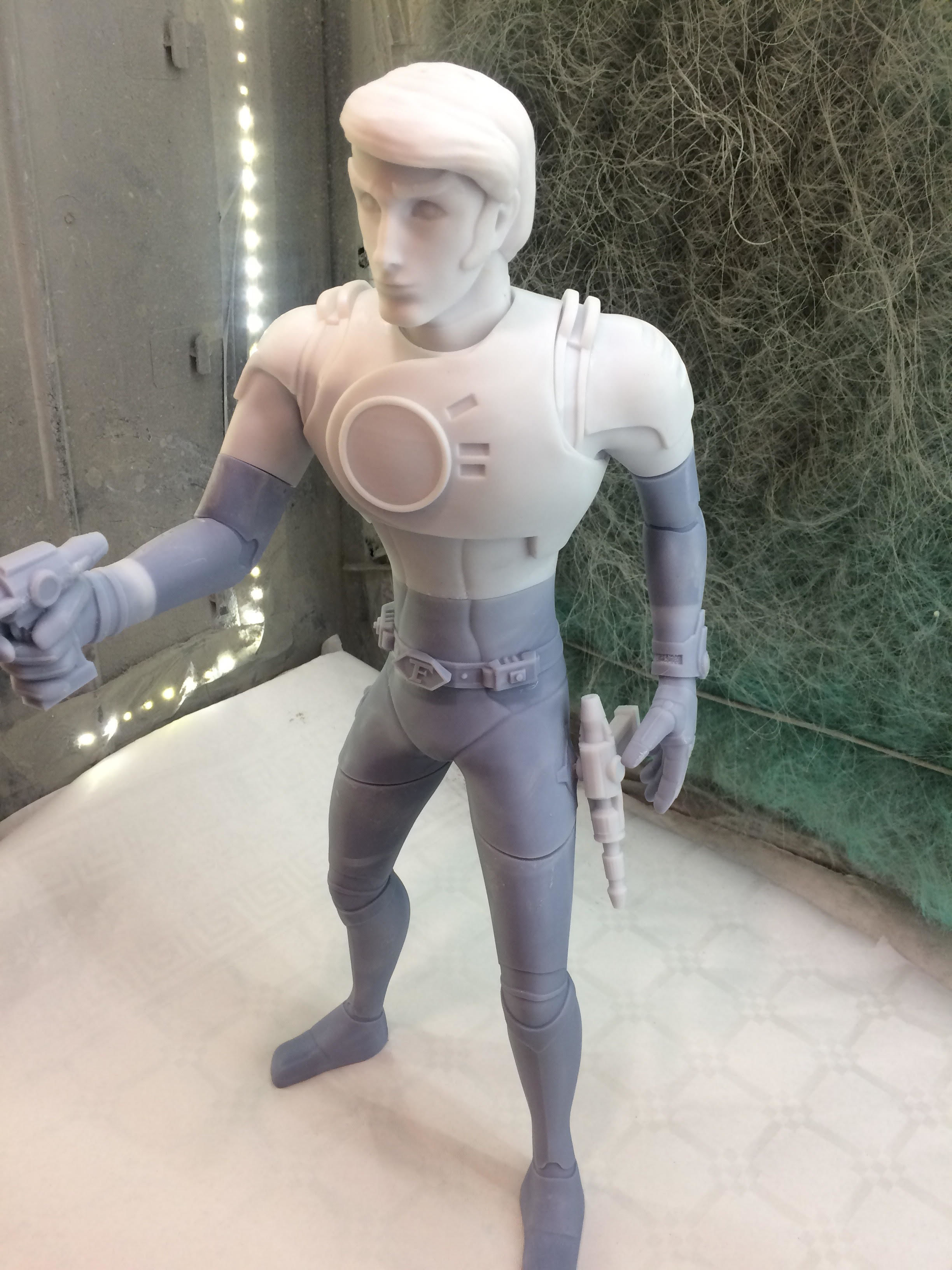 capitaine flam future -stl print3D-high poly model 3D model 3D ...