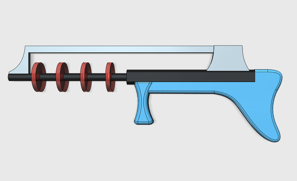 1966 Batman Freeze Gun 1-6th Scale 3D model | CGTrader