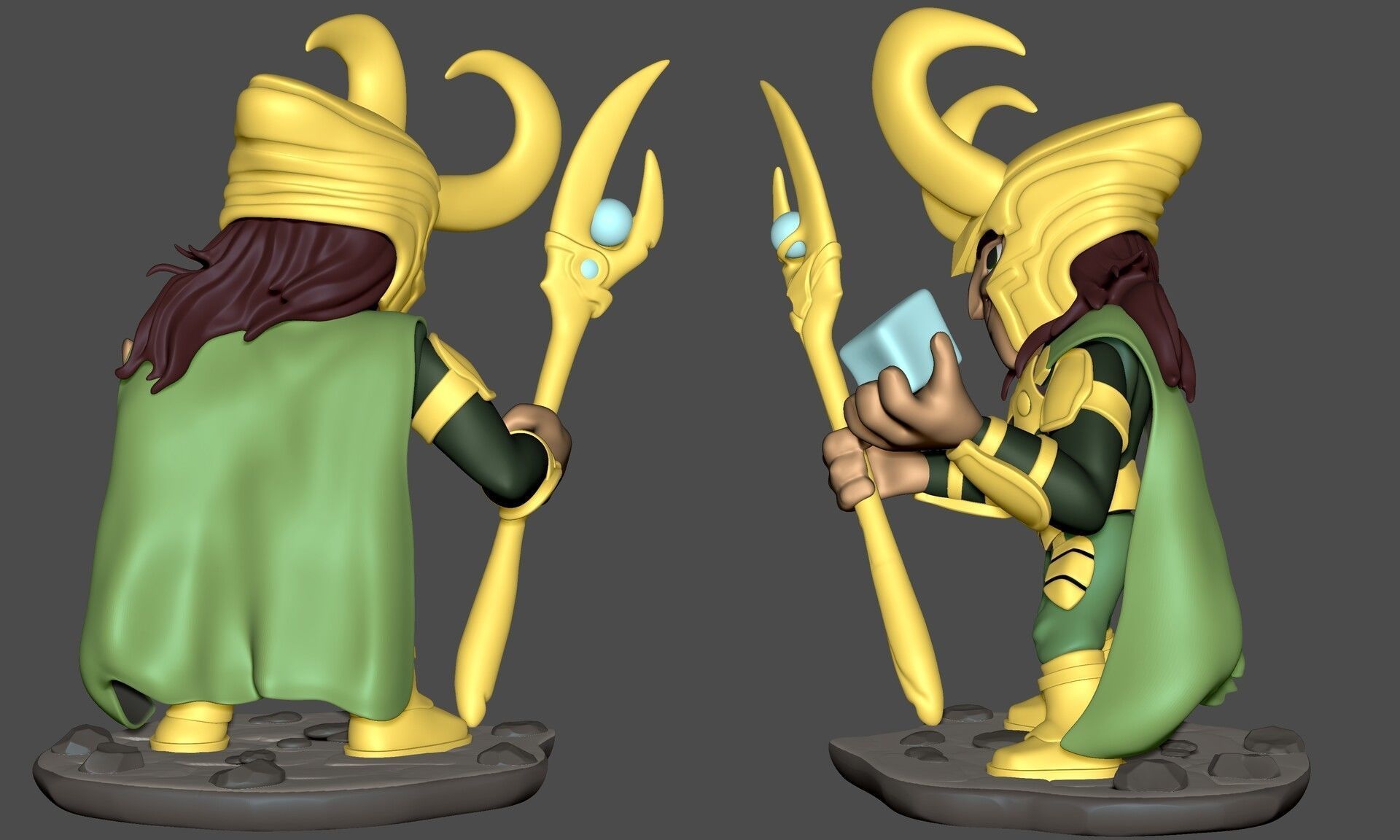 Loki STL from marvel comics 3D model 3D printable | CGTrader