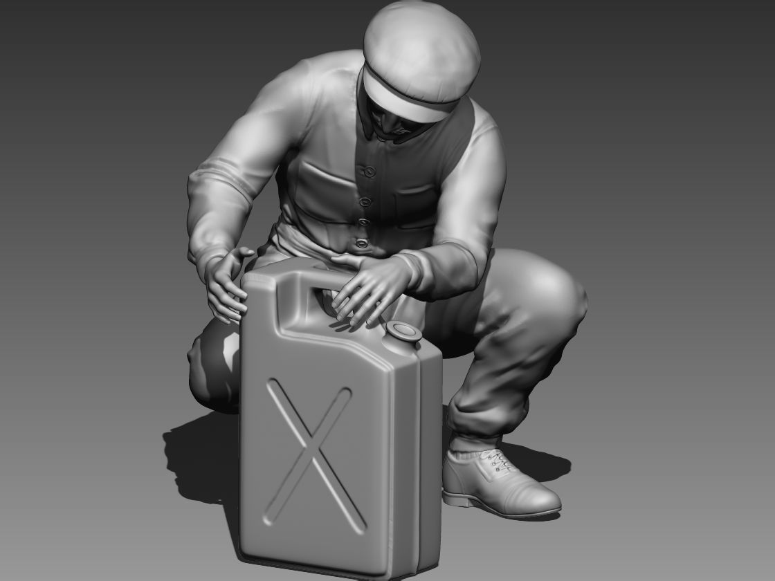 CAR MECHANIC VINTAGE 3D model 3D printable | CGTrader