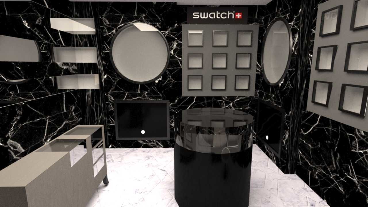 WATCH SHOP DESIGN free 3D model 3D printable | CGTrader