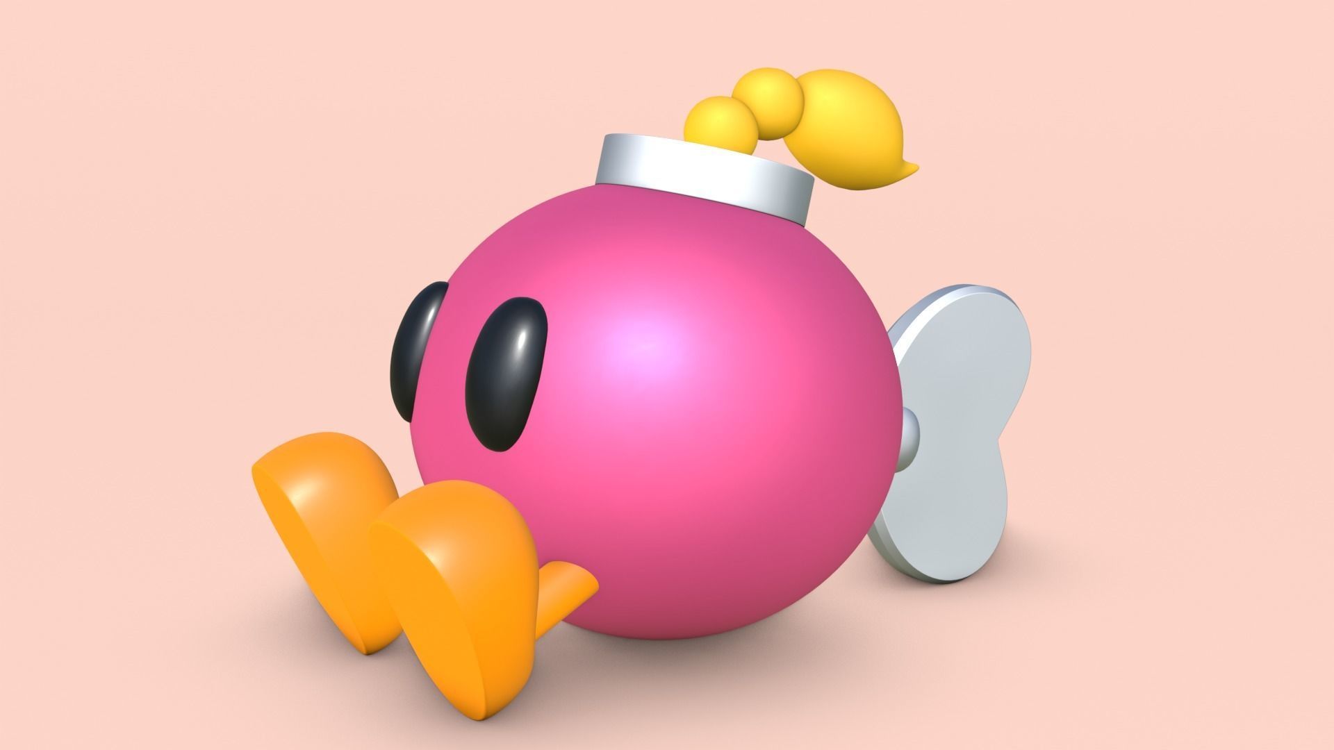 3D model Bombette From Paper Mario VR / AR / low-poly | CGTrader