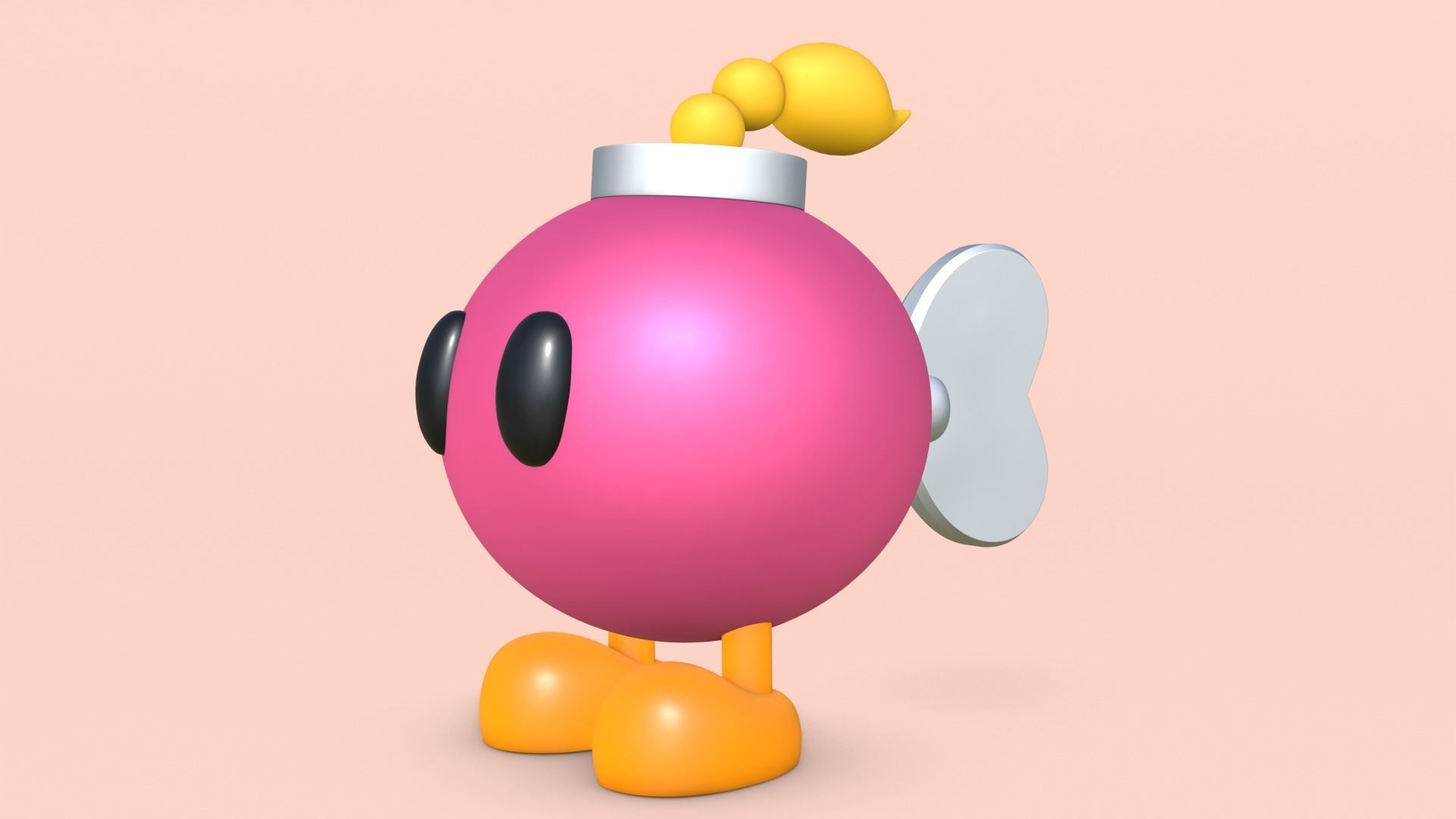 3D model Bombette From Paper Mario VR / AR / low-poly | CGTrader