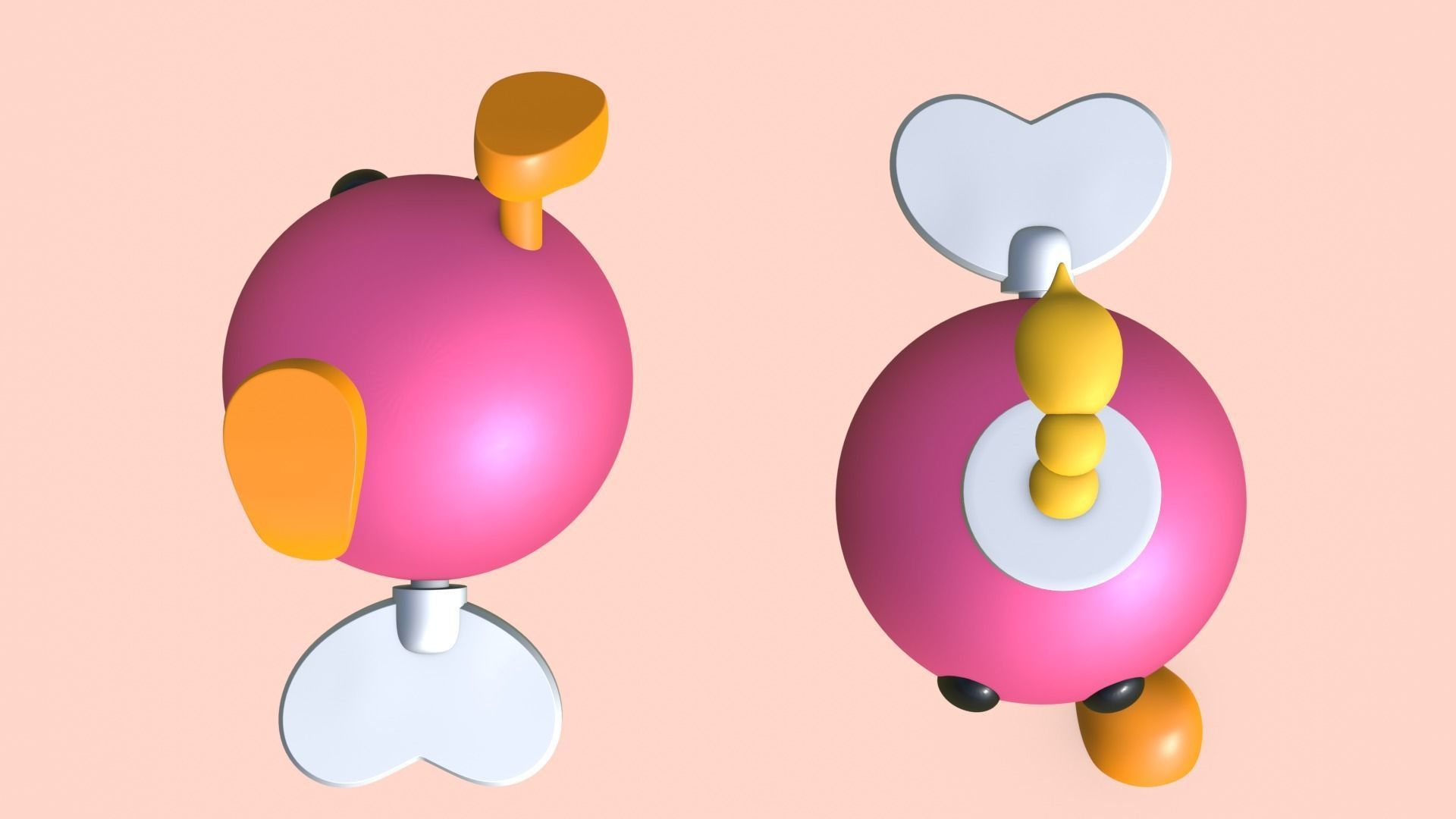 3D model Bombette From Paper Mario VR / AR / low-poly | CGTrader
