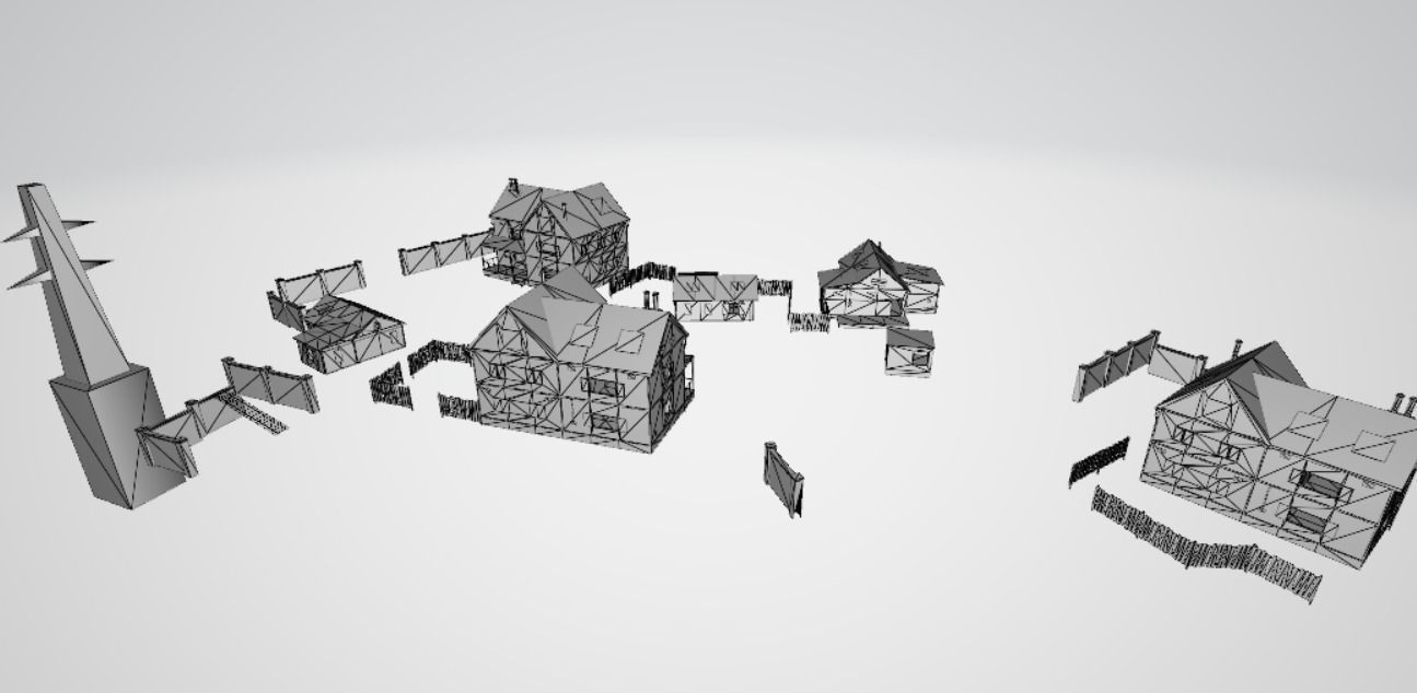 free fire building 3D model rigged | CGTrader