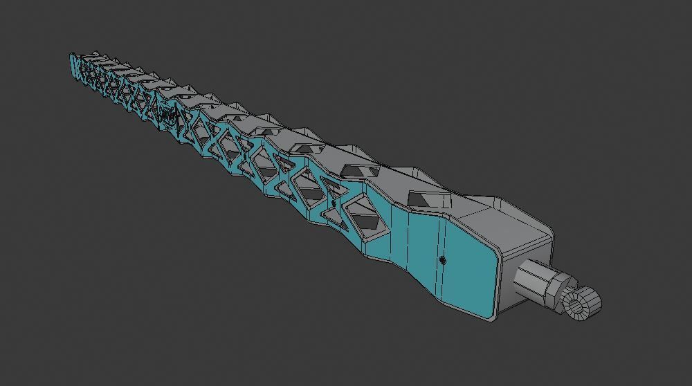 STEEL LADDER BAR 3D model | CGTrader