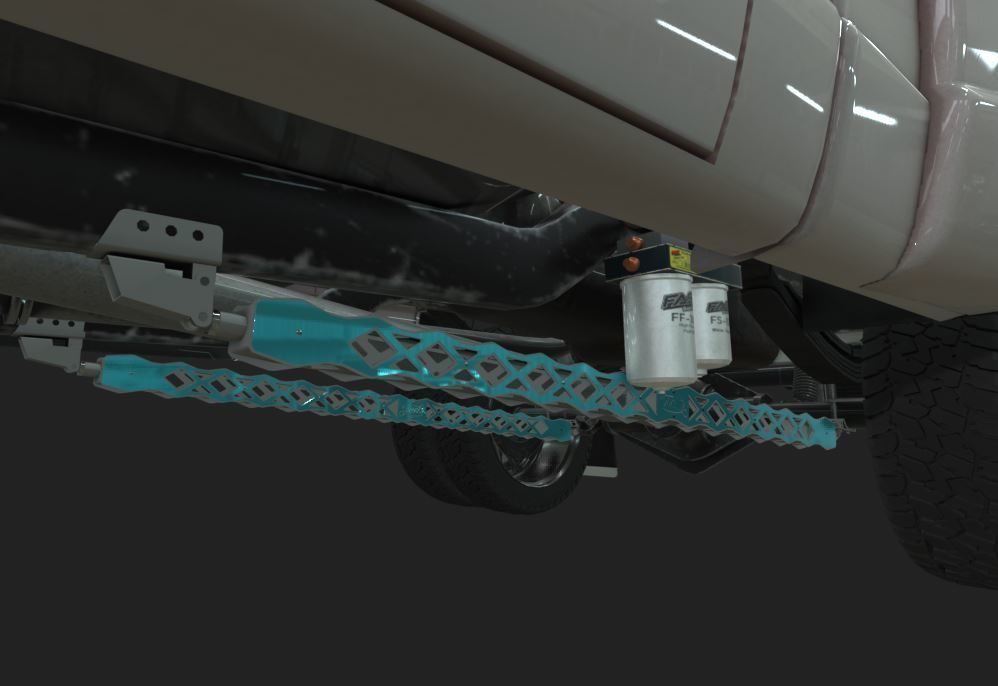 STEEL LADDER BAR 3D model | CGTrader