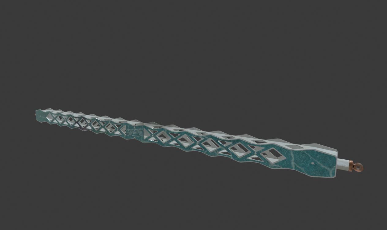 STEEL LADDER BAR 3D model | CGTrader