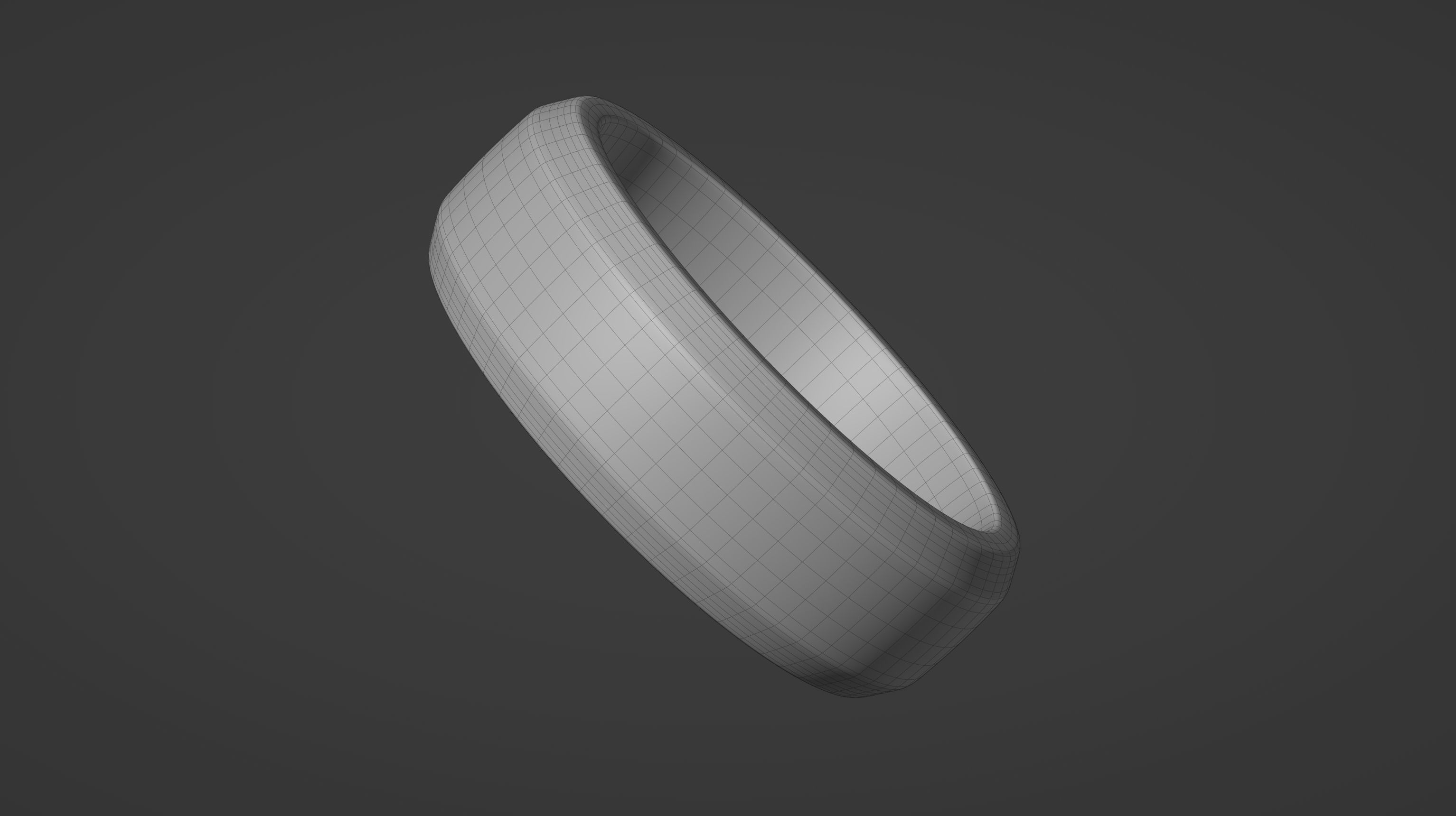 Tumbled Slice Ring 3D model | CGTrader