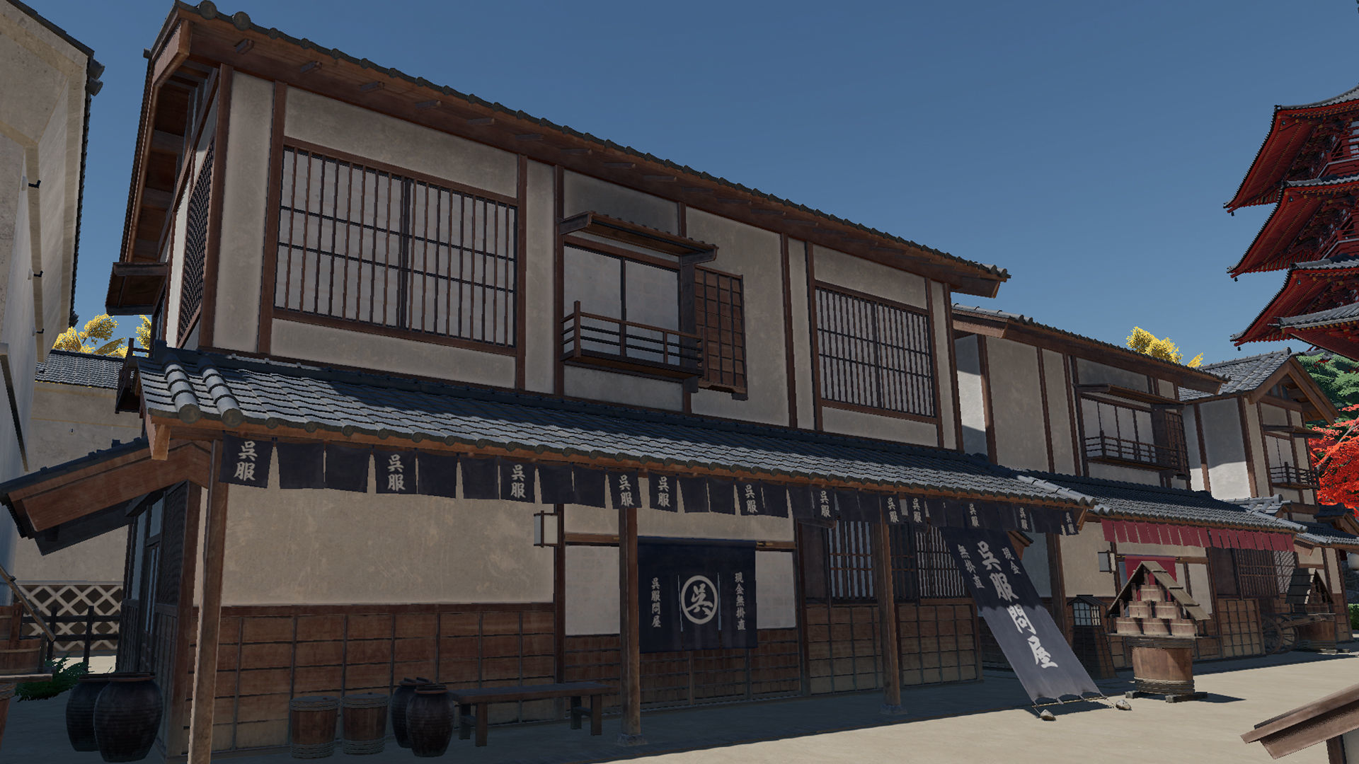 Old Japanese Town 3D model | CGTrader
