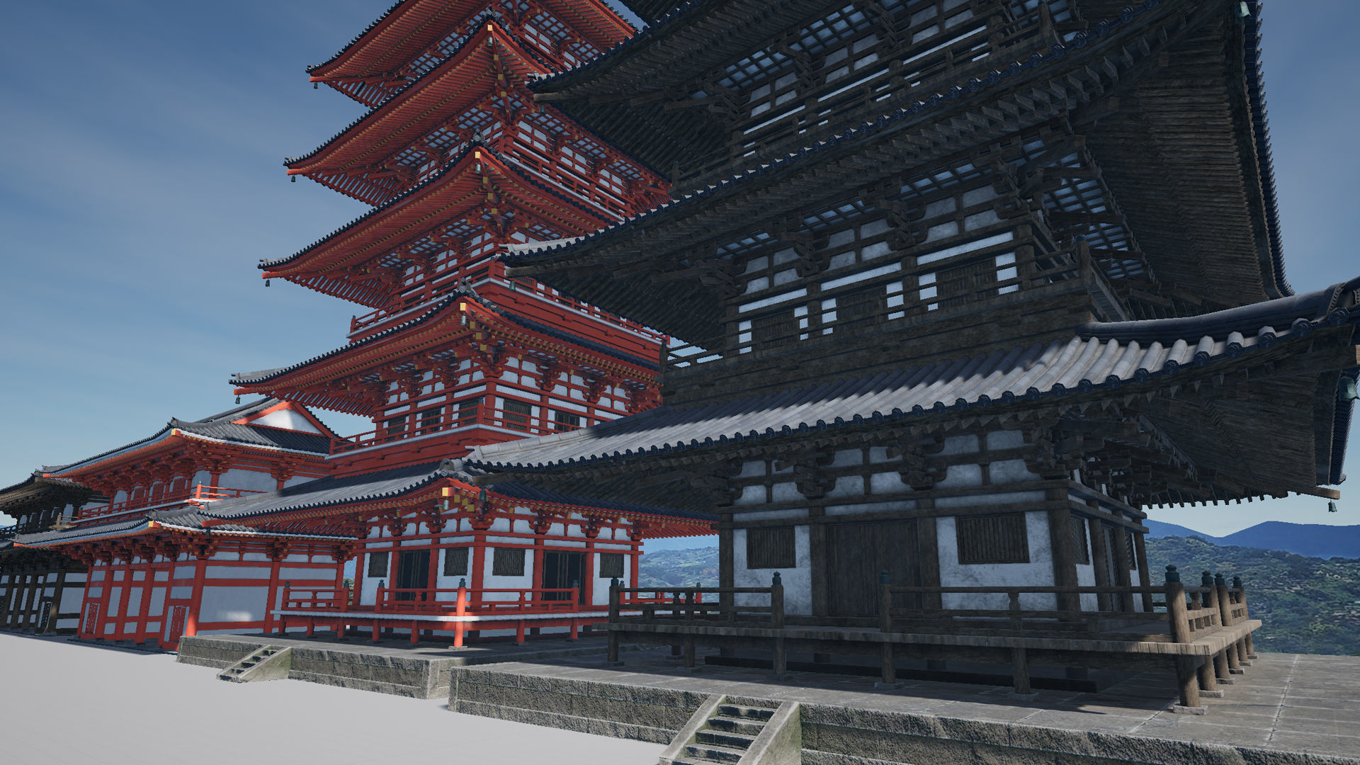 Old Japanese Town 3D model | CGTrader