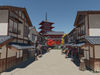 Old Japanese Town 3D model | CGTrader