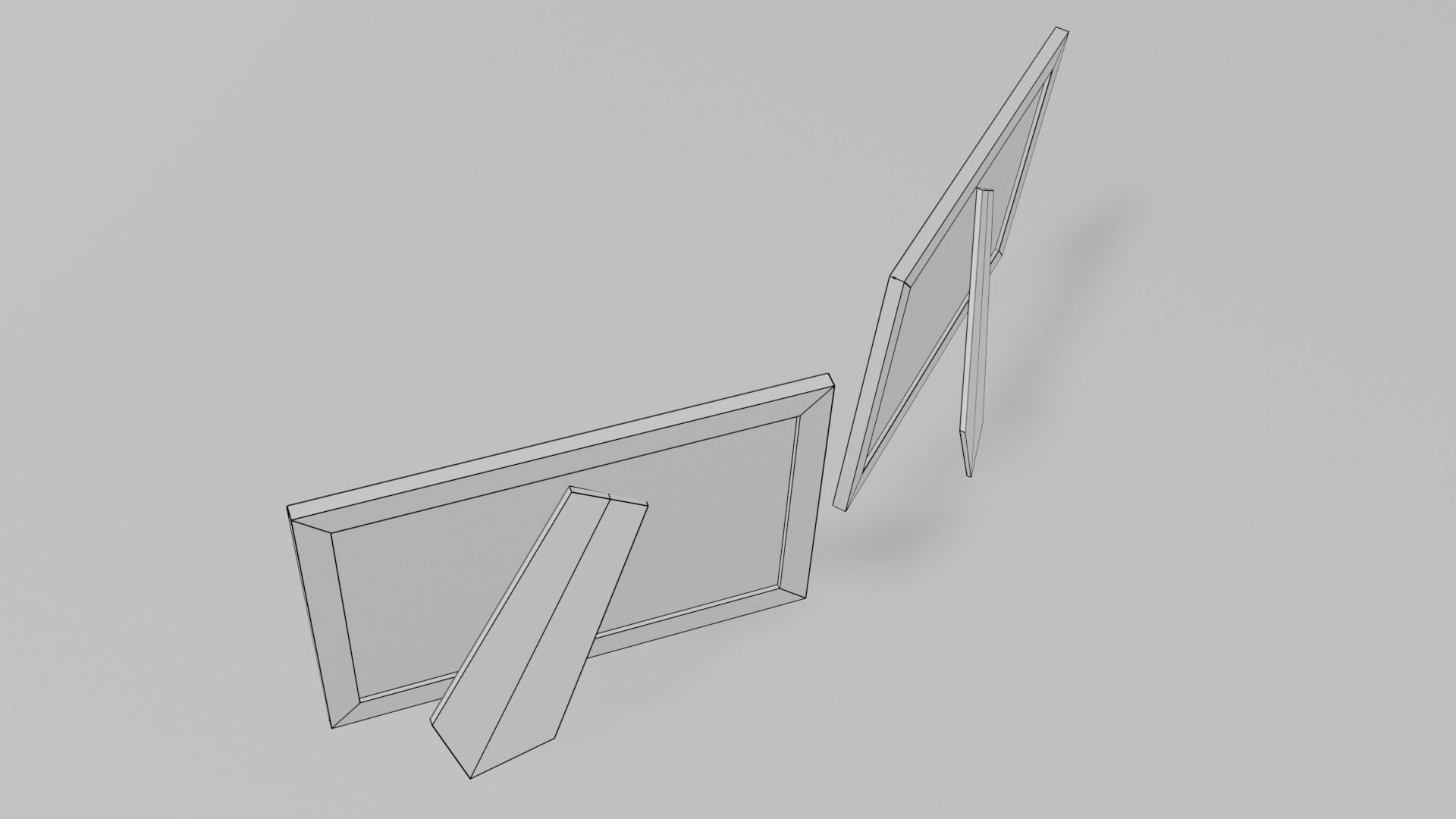 3D model Low polly Frame VR / AR / low-poly | CGTrader