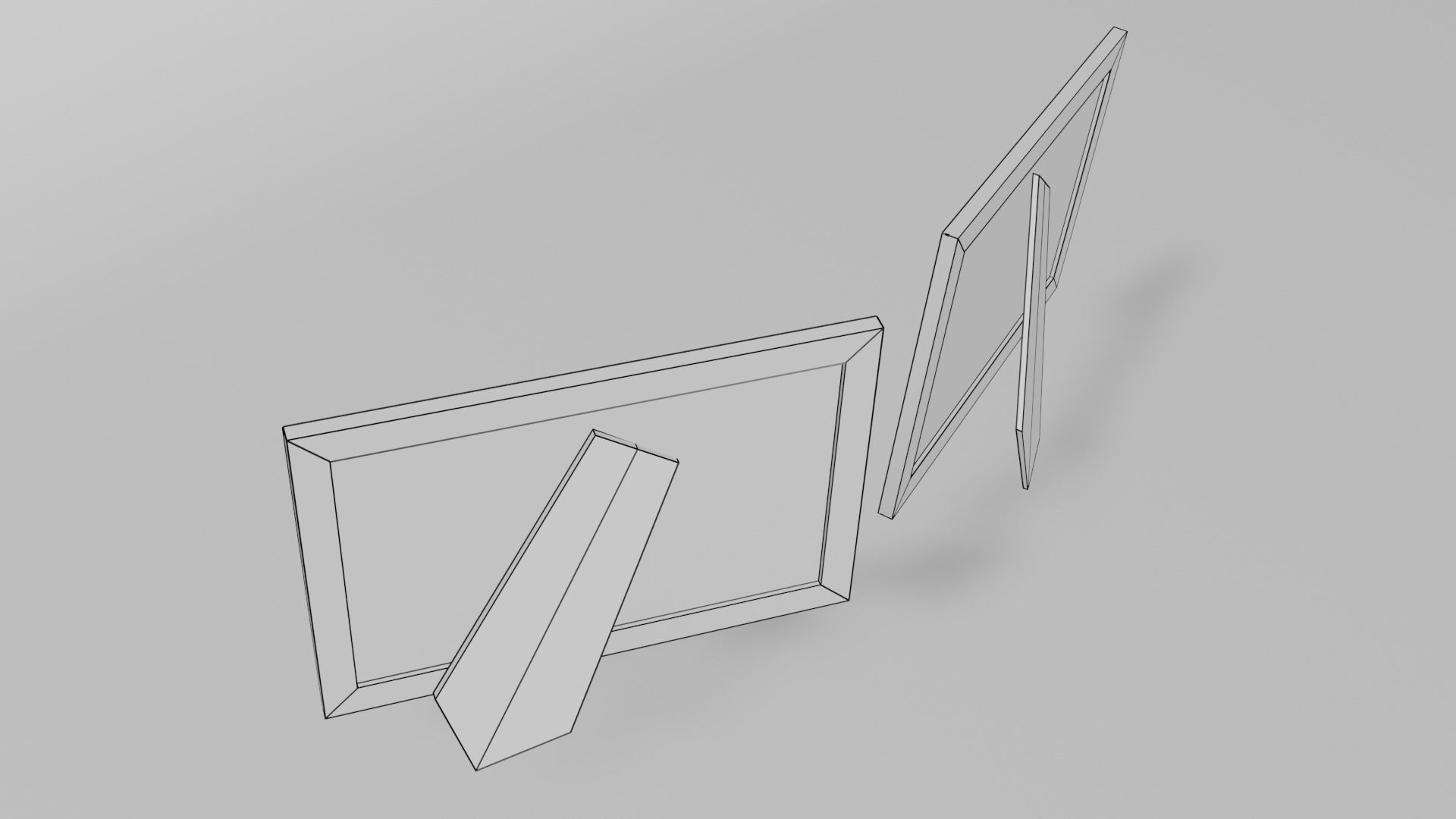3D model Low polly Frame VR / AR / low-poly | CGTrader