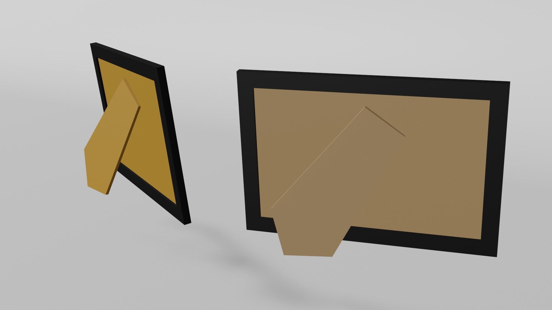 3D model Low polly Frame VR / AR / low-poly | CGTrader