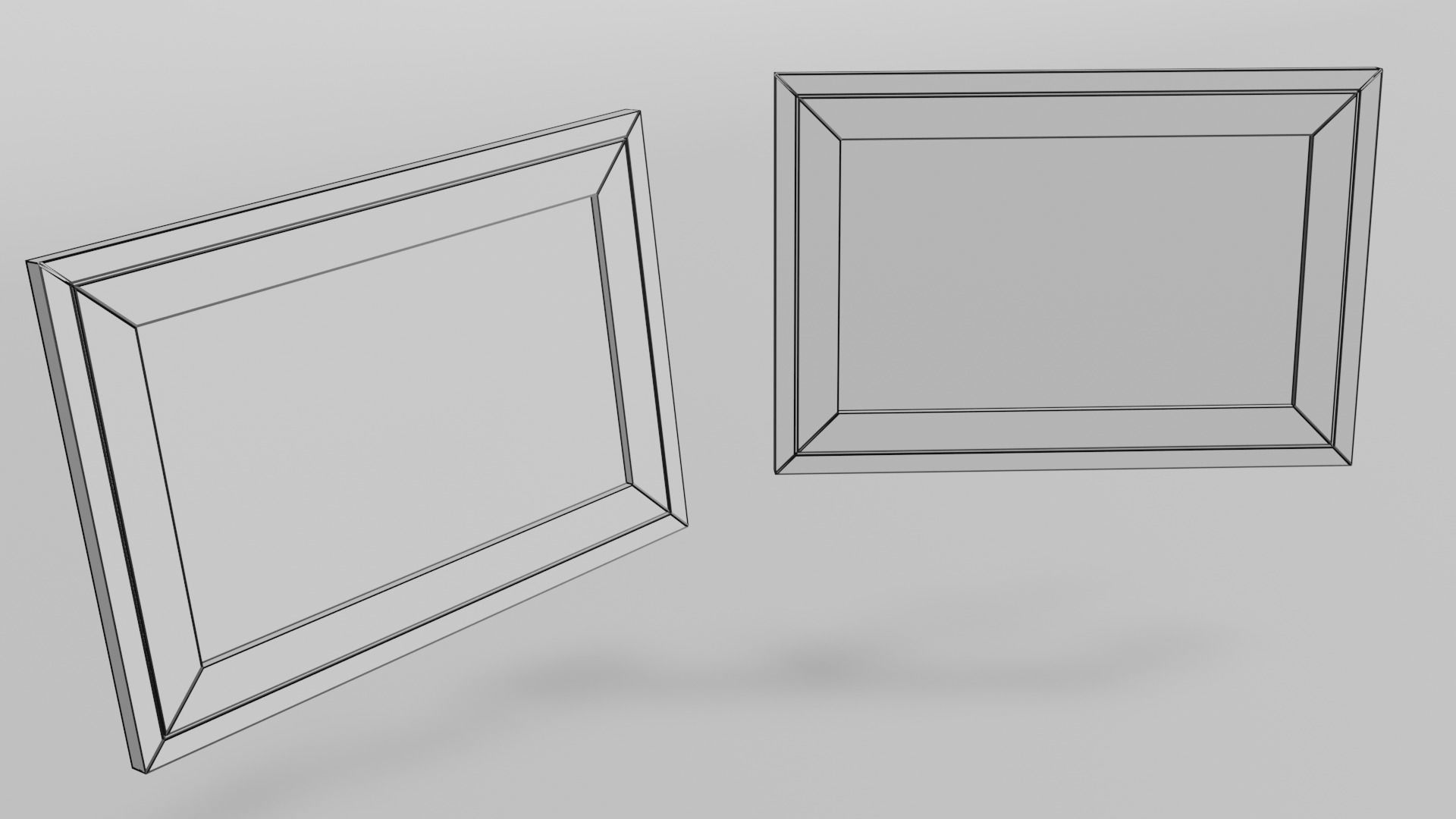 3D model Low polly Frame VR / AR / low-poly | CGTrader