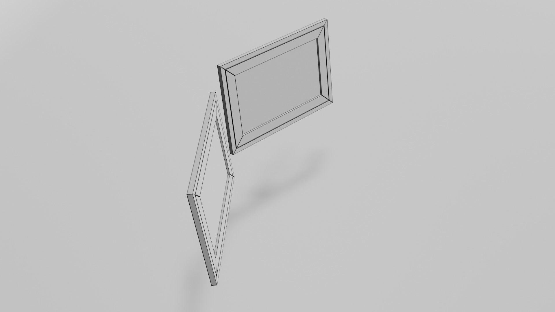 3D model Low polly Frame VR / AR / low-poly | CGTrader