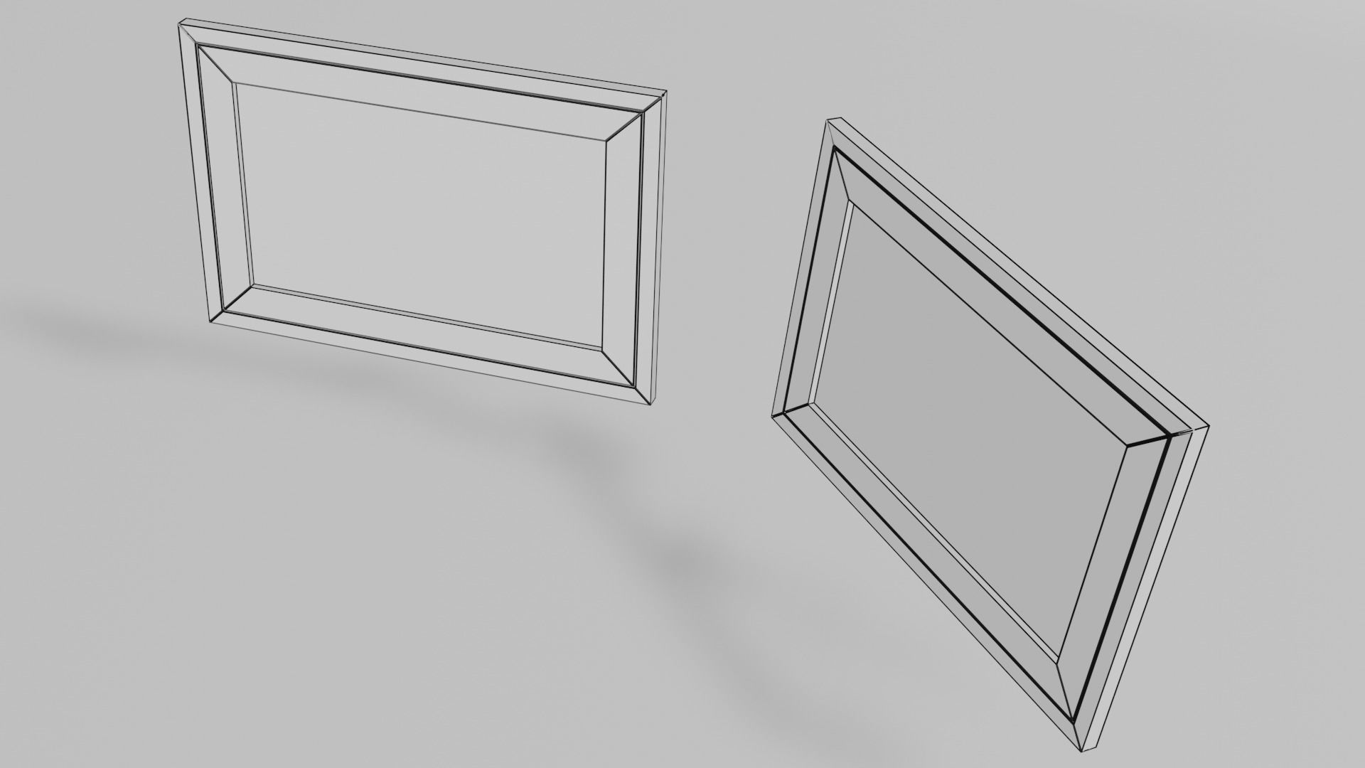 3D model Low polly Frame VR / AR / low-poly | CGTrader