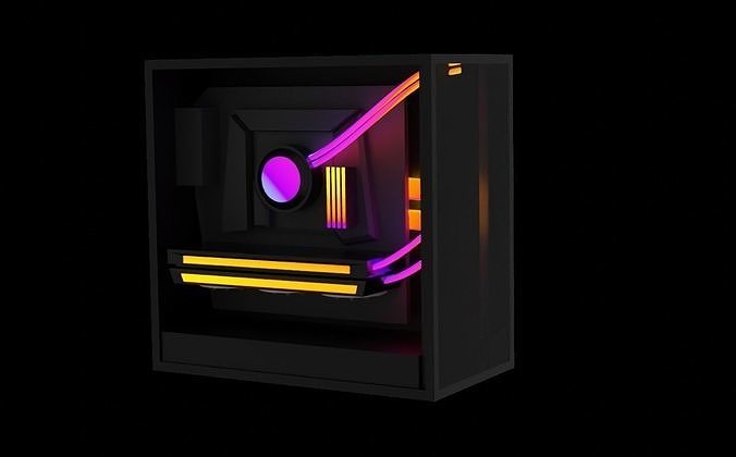 3D model Pc Cabinet VR / AR / low-poly | CGTrader
