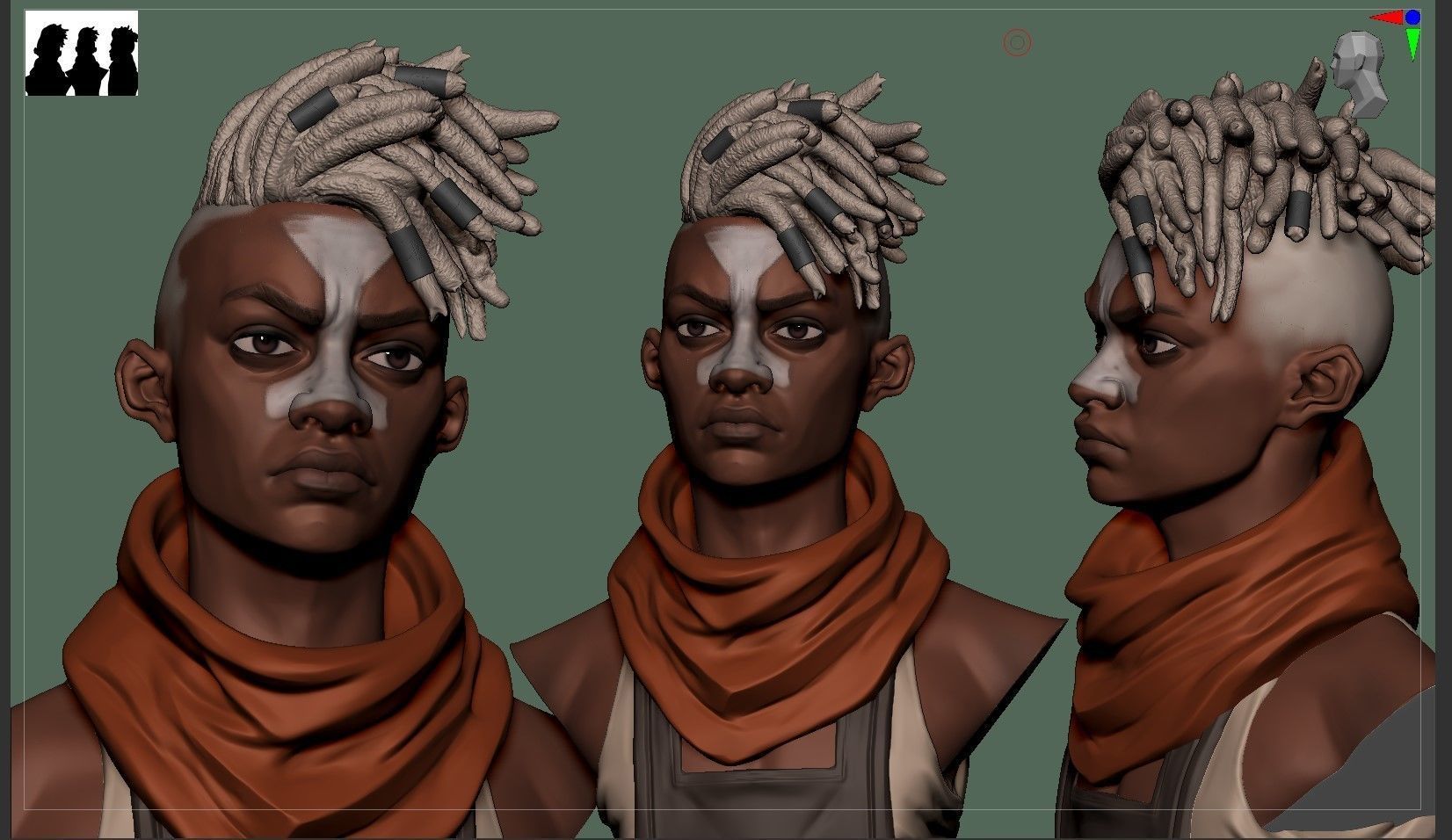 Ekko Bust -Arcane 3D model 3D printable | CGTrader