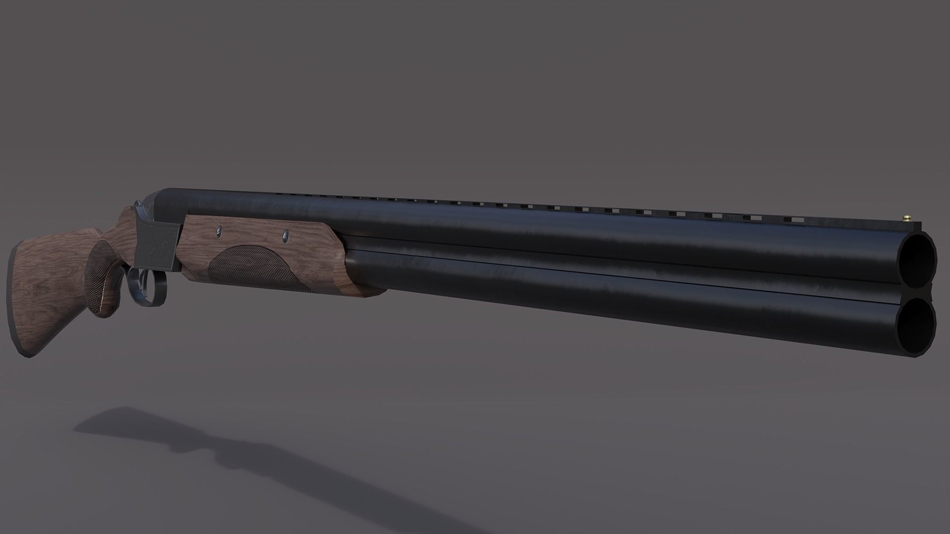 3D model TOZ-34 Vertical Double-barreled shotgun VR / AR / low-poly ...