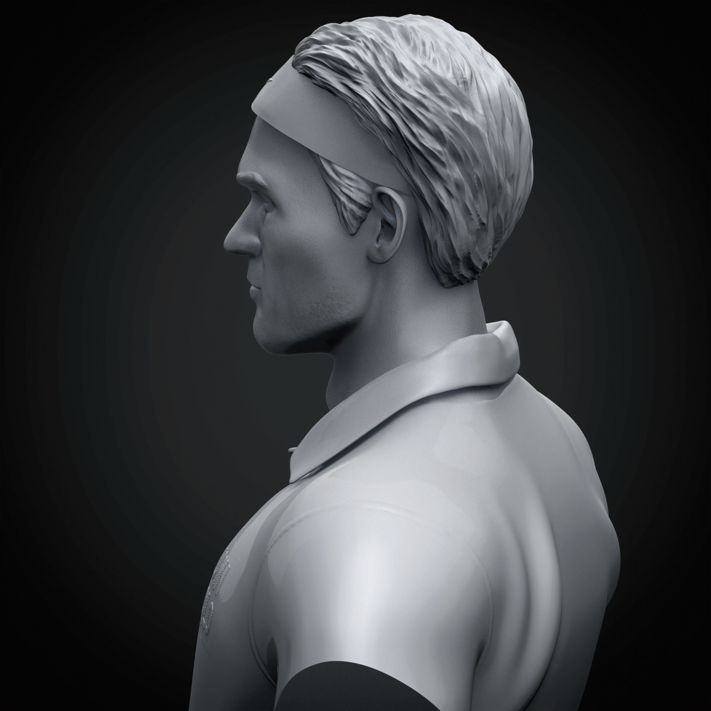 Roger Federer 3D Printable 3D model 3D printable | CGTrader