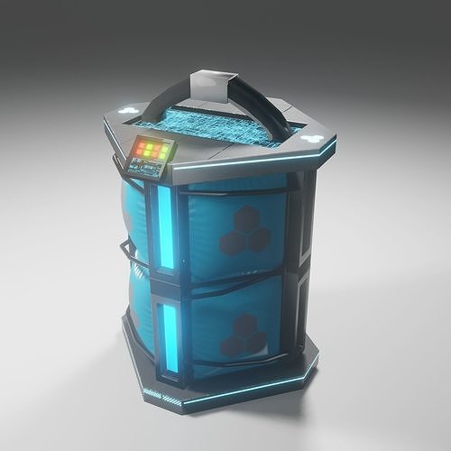 Sci-fi box free VR / AR / low-poly 3D model | CGTrader