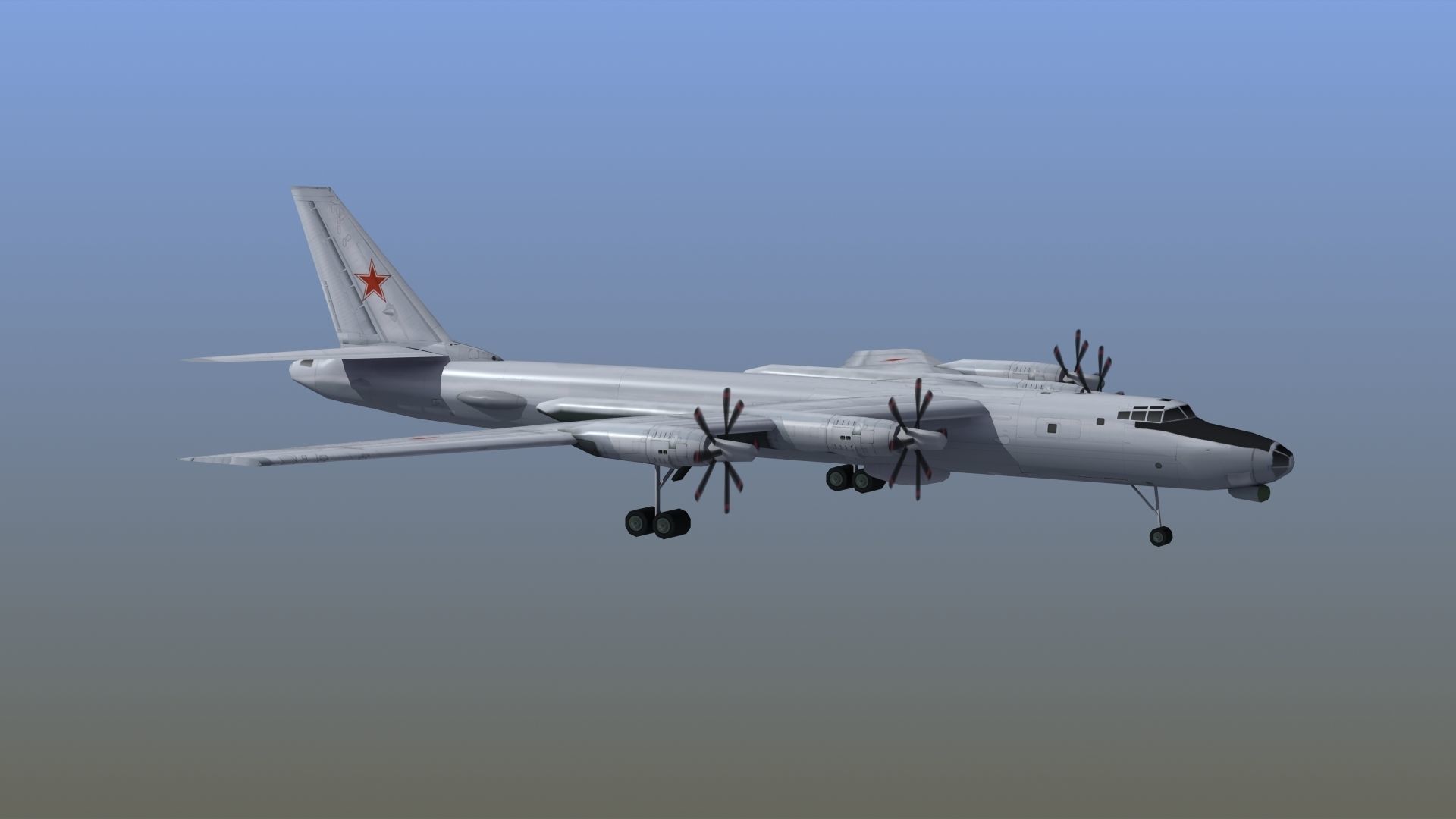 3D model Bear F Aircraft VR / AR / low-poly | CGTrader