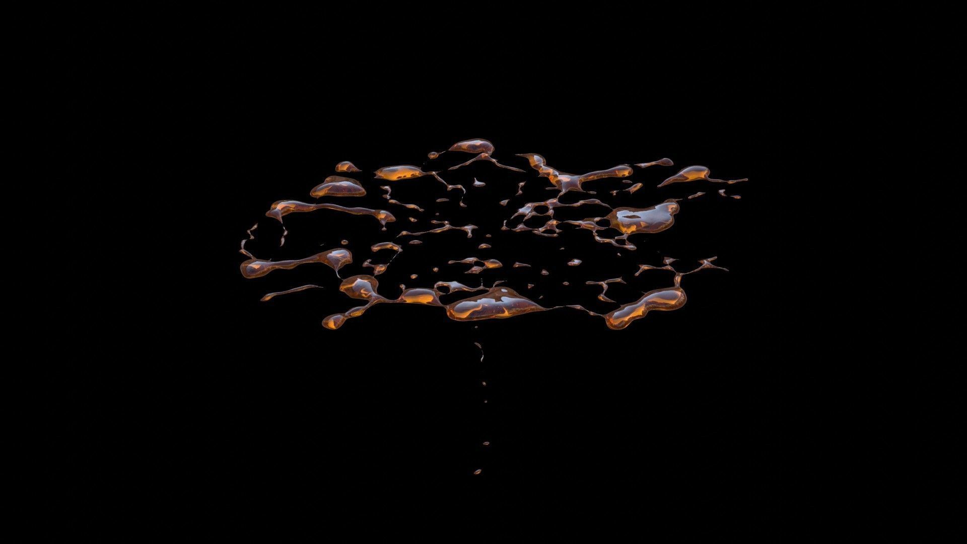 Acid Splash 3D model | CGTrader