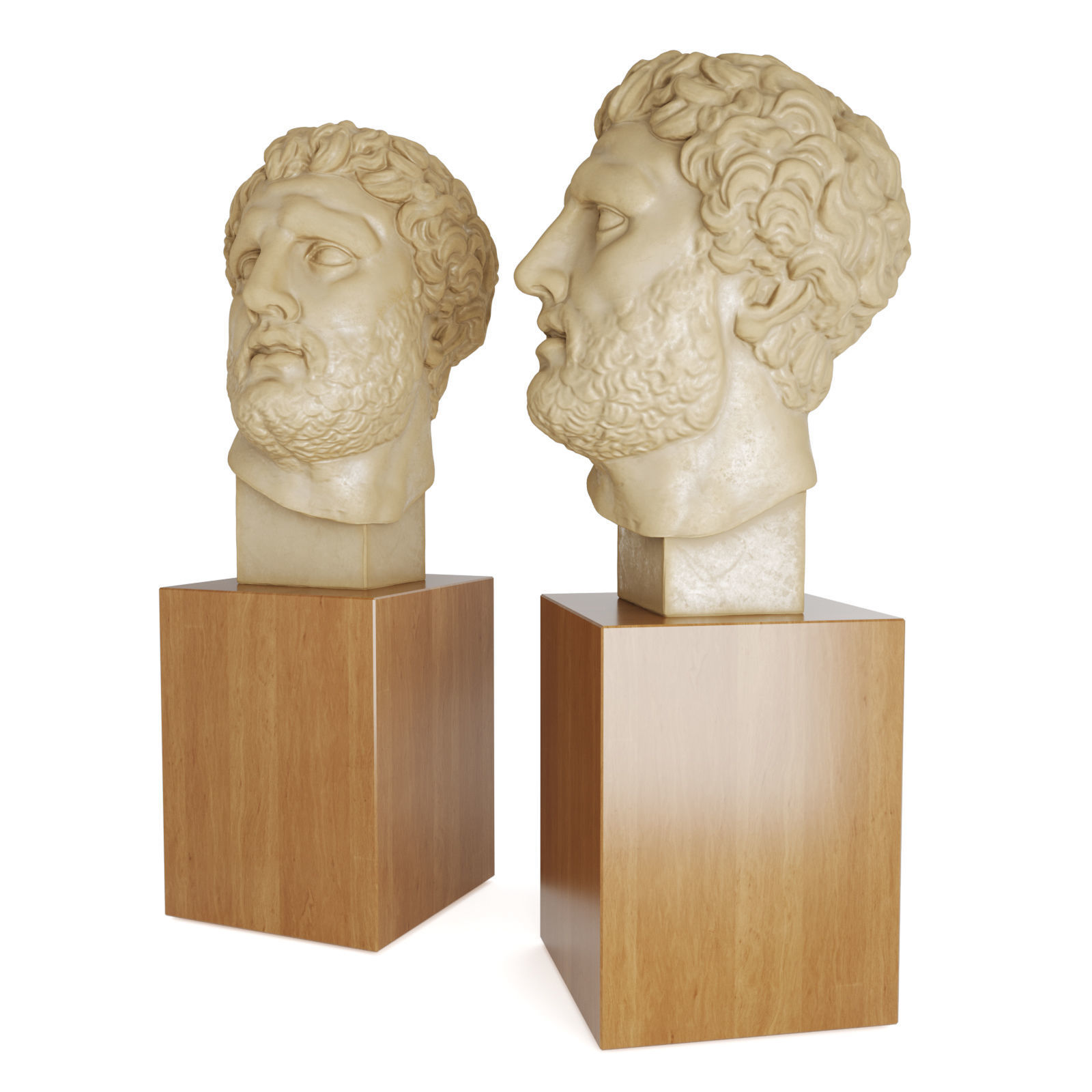 Greek head sculpture 3D model | CGTrader