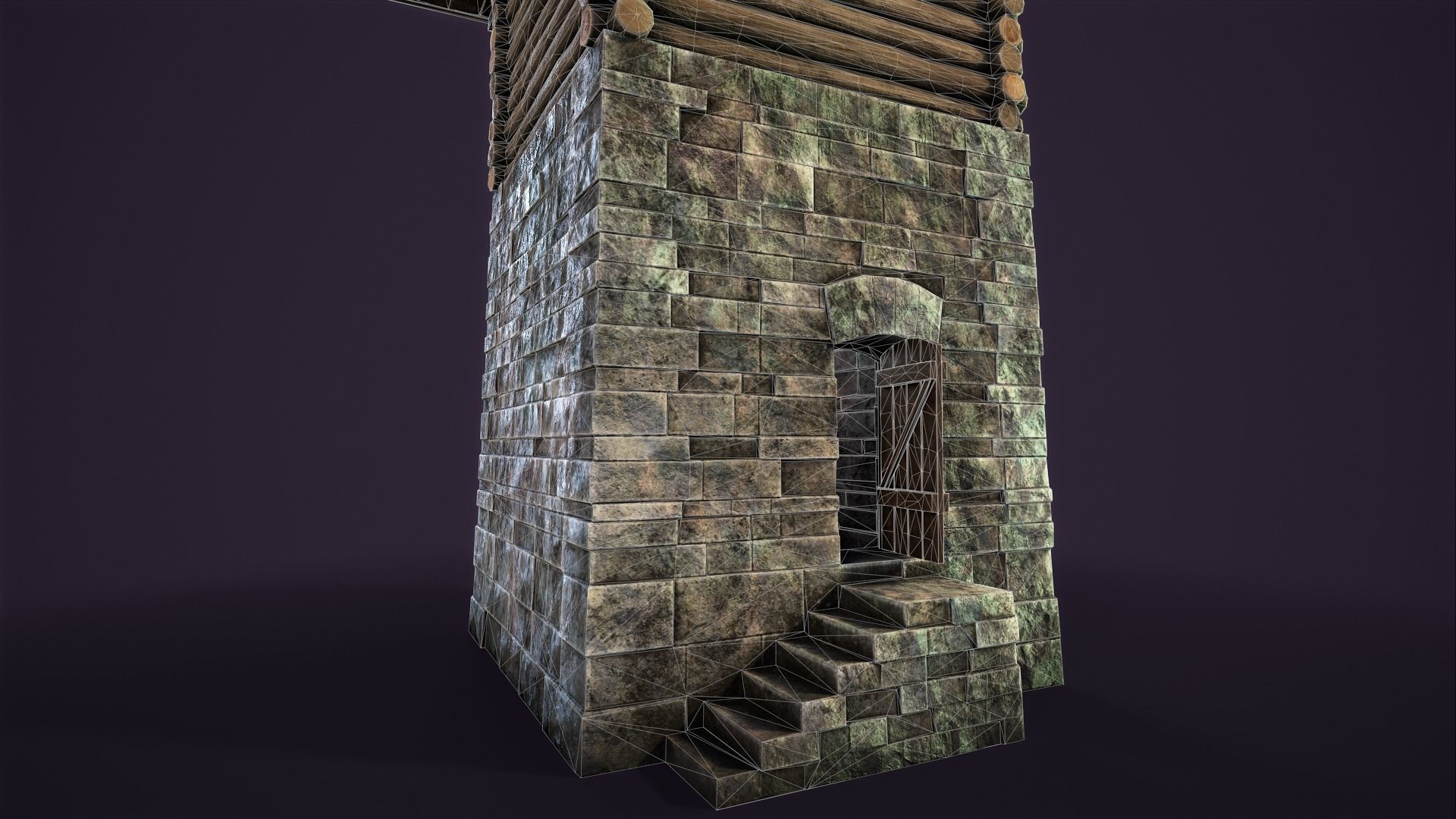 3D model Roman Watchtower VR / AR / low-poly | CGTrader