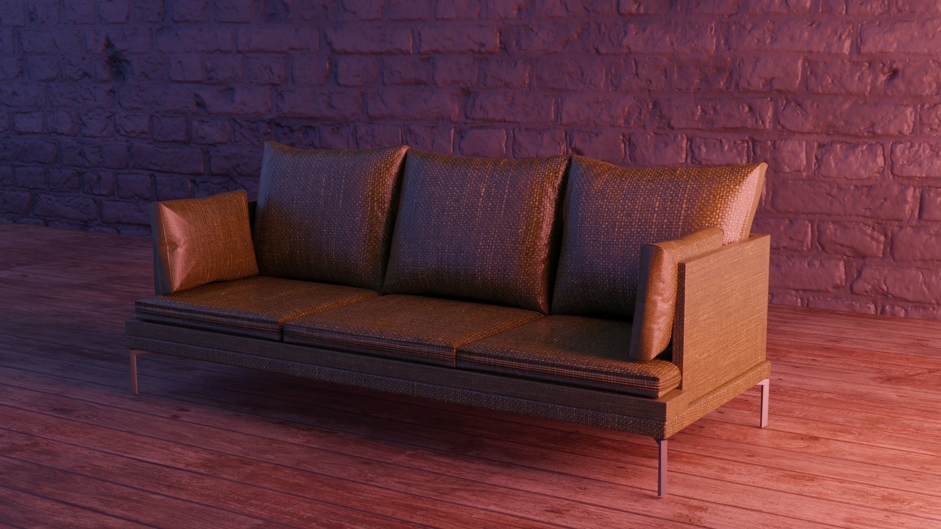 Couch Render sofa 3D model | CGTrader